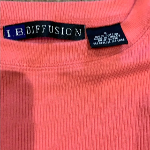 I.B. Diffusion | Tops | Ib Diffusion Coral Rubbed Cotton T Shirt | Poshmark